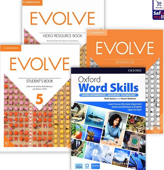 خریدپک کامل Evolve 5 student+Workbook+video+word skills اثر کمبریج